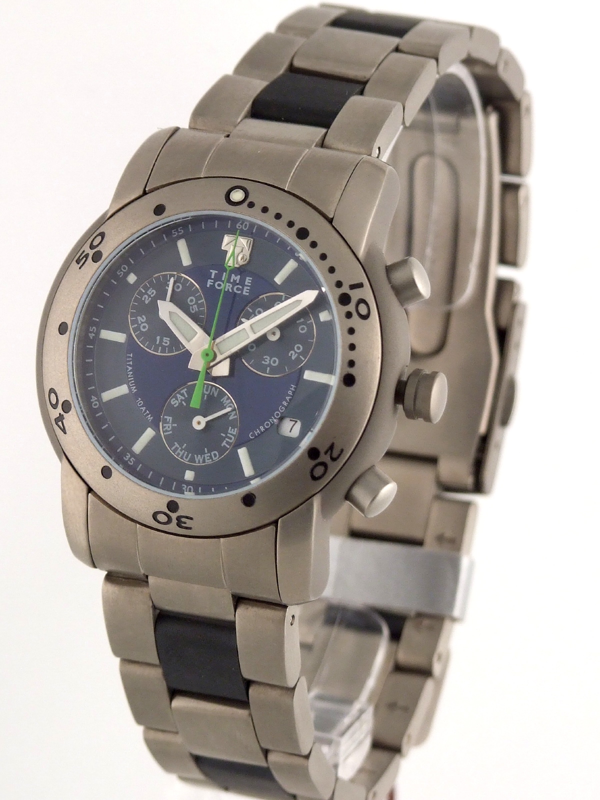 TIME FORCE CHRONO IN TITANIUM BY CHRONOTECH MEN'S WATCH | eBay